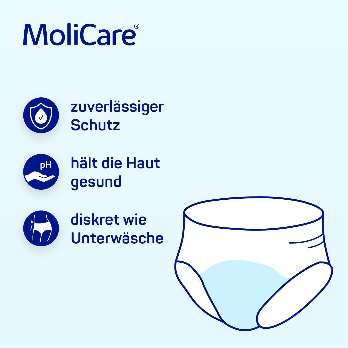 MoliCare Pants Night - Moderate Urinary Incontinence Pants Size M (80 ...