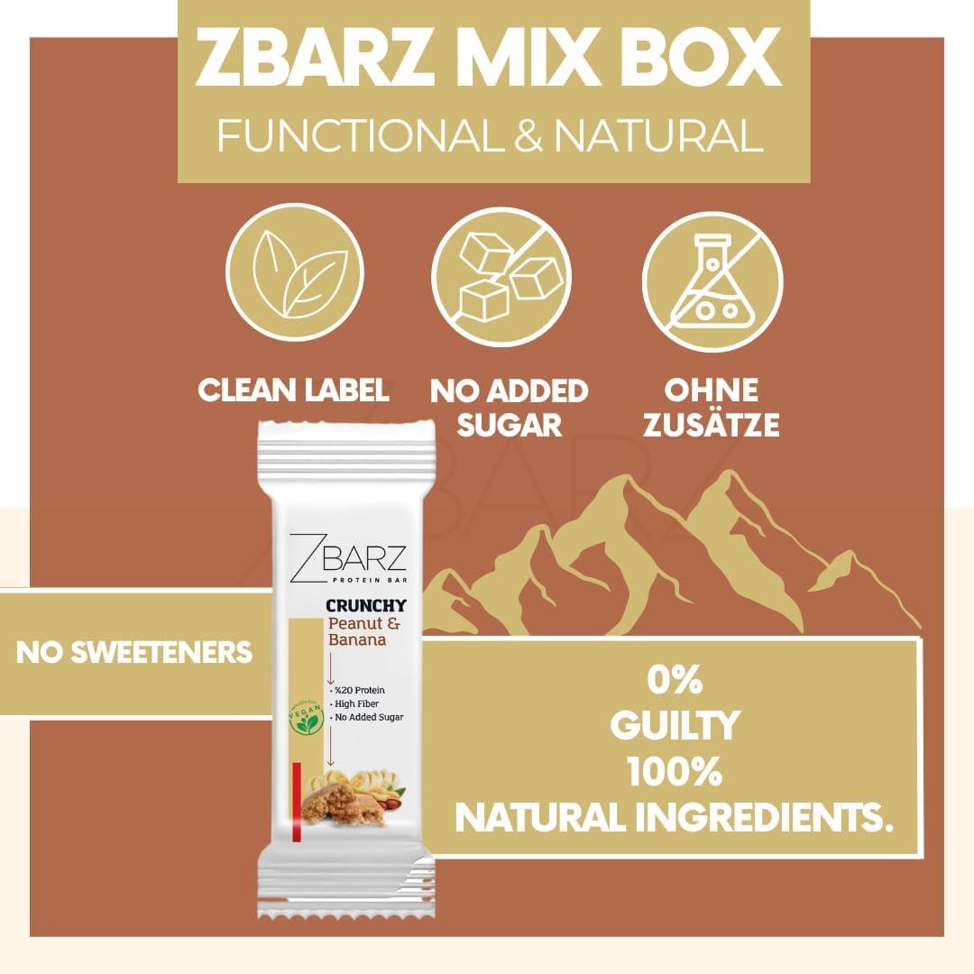 Zbarz Mixed Box 18x Fruit & Energy Bars - Vegan, No Sugar Added, Ideal ...