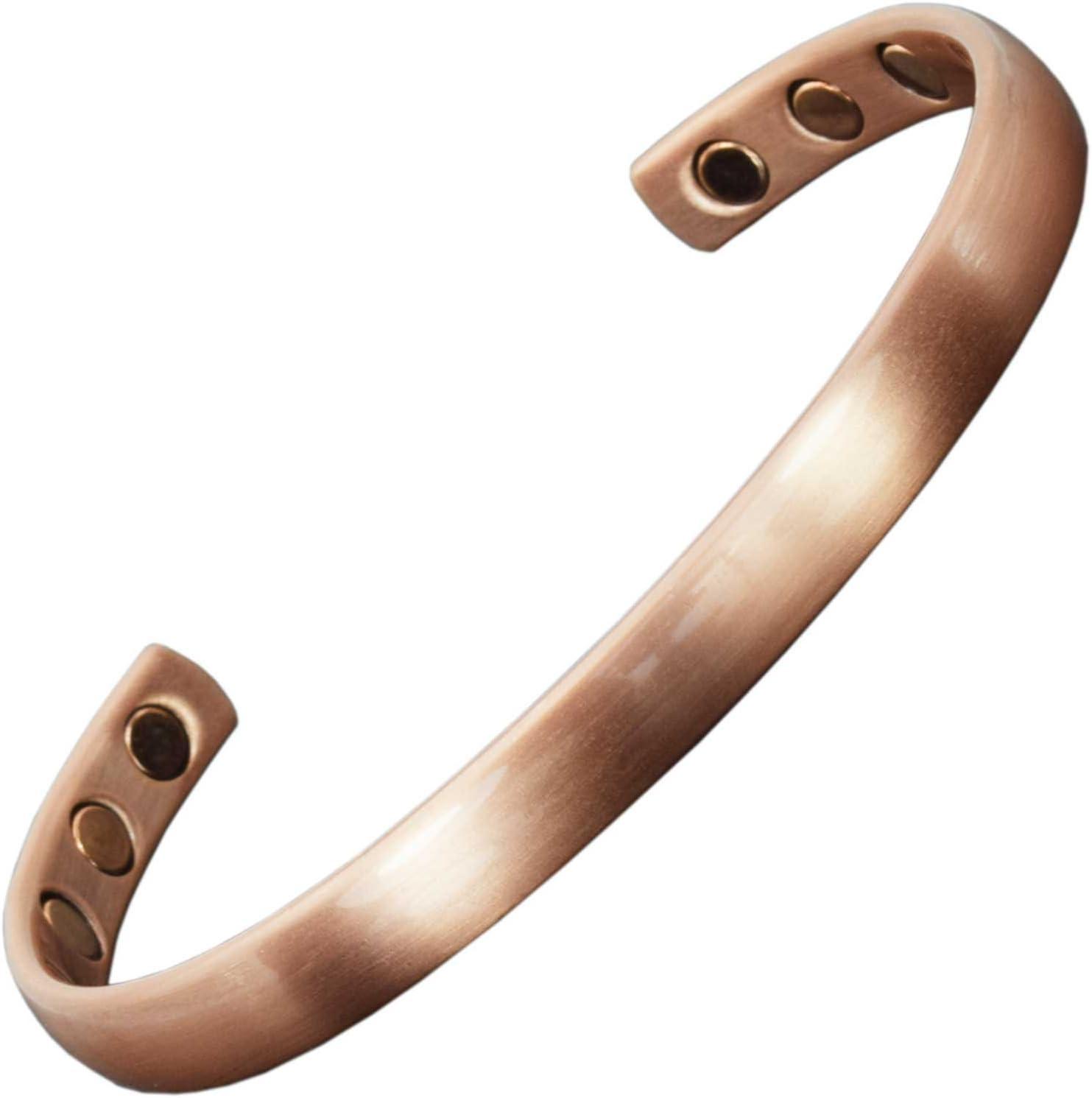 Holistic Magnets Bio Magnetic Arm Band - Copper Arthritis Bracelet for ...