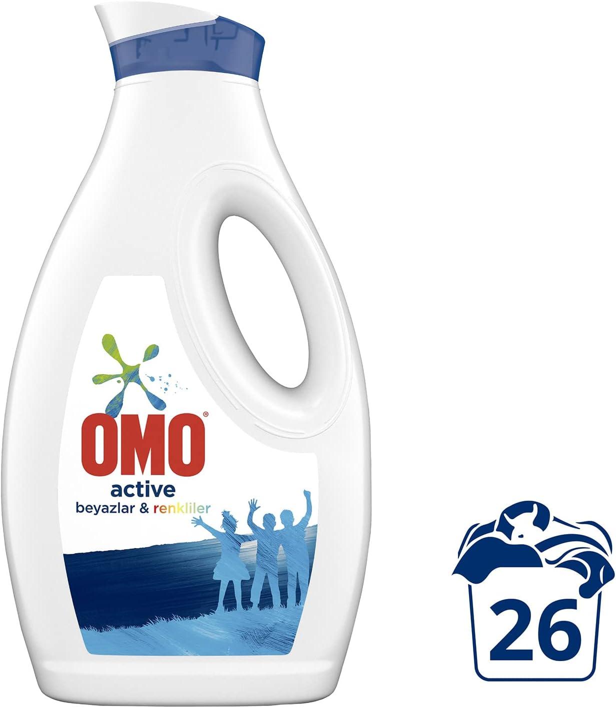 Omo Liquid Active Cold Power Laundry Detergent 1690ml - Best for Whites ...