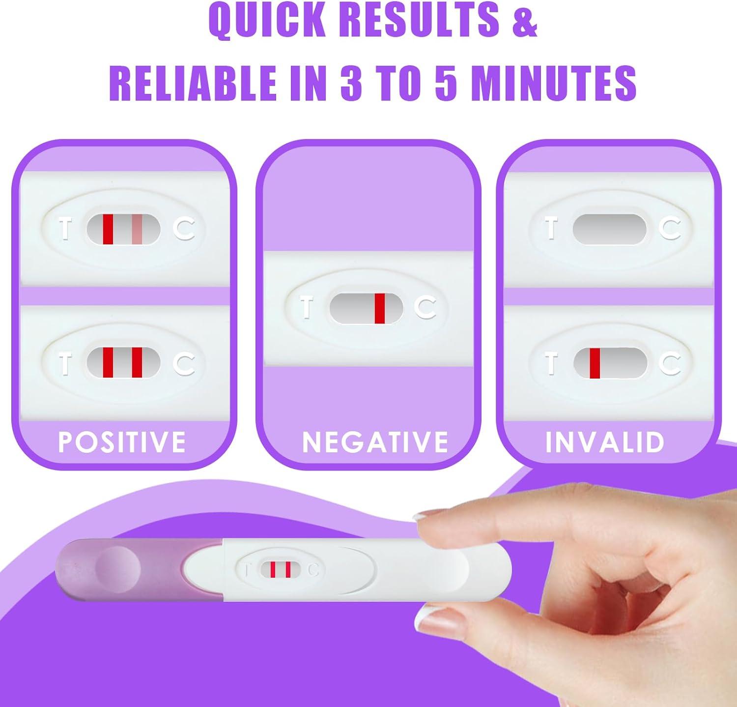 6 Pack Early Pregnancy Test - Fast 3-Minute Detection High Sensitivity ...