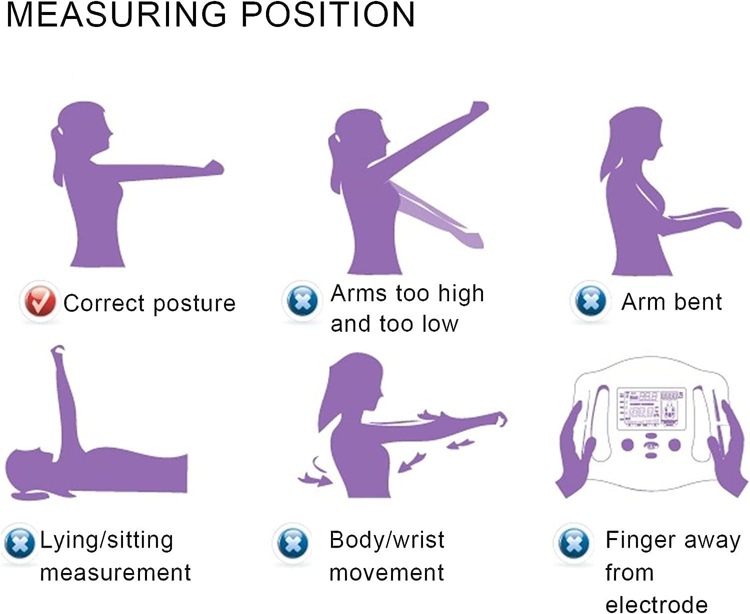 Handheld Body Fat Tester | Body Composition Analyzer | Fast Measurement ...