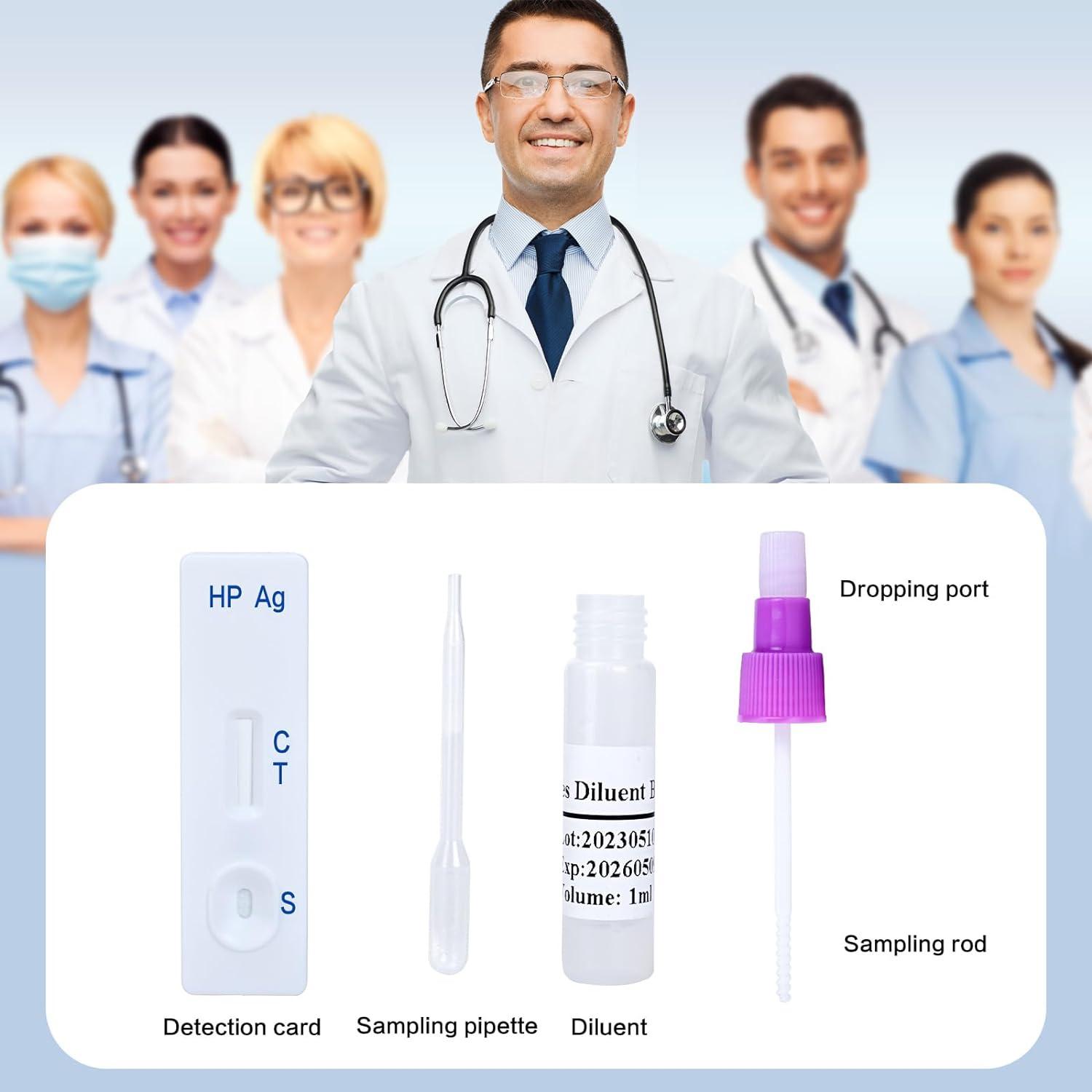 H. Pylori Stool 2 Test Kits - Quick & Accurate Home Testing in 10-15 ...