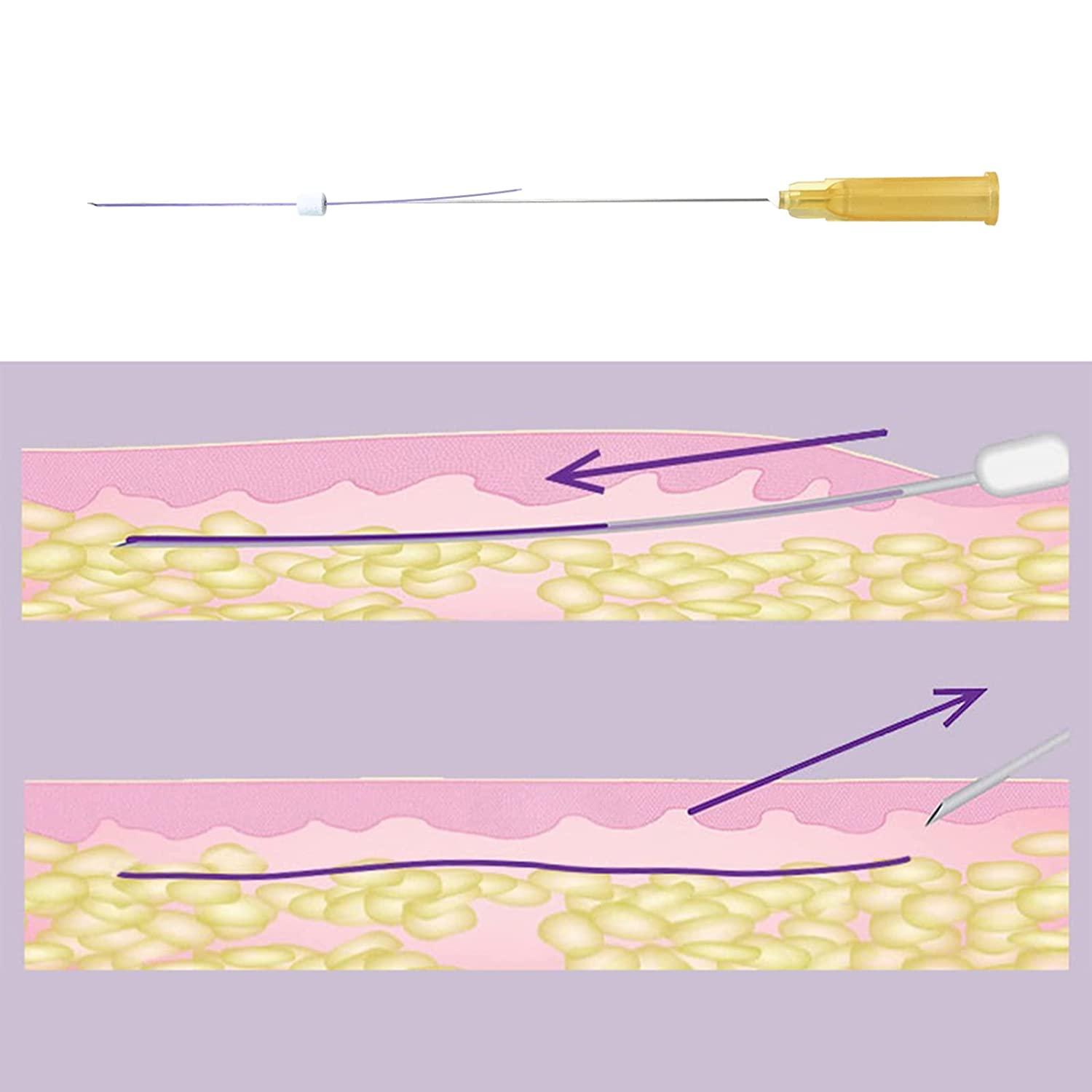 Acada PDO Thread Lift | 20Pcs 29G*38MM Mono Smooth Threads for Face & Body