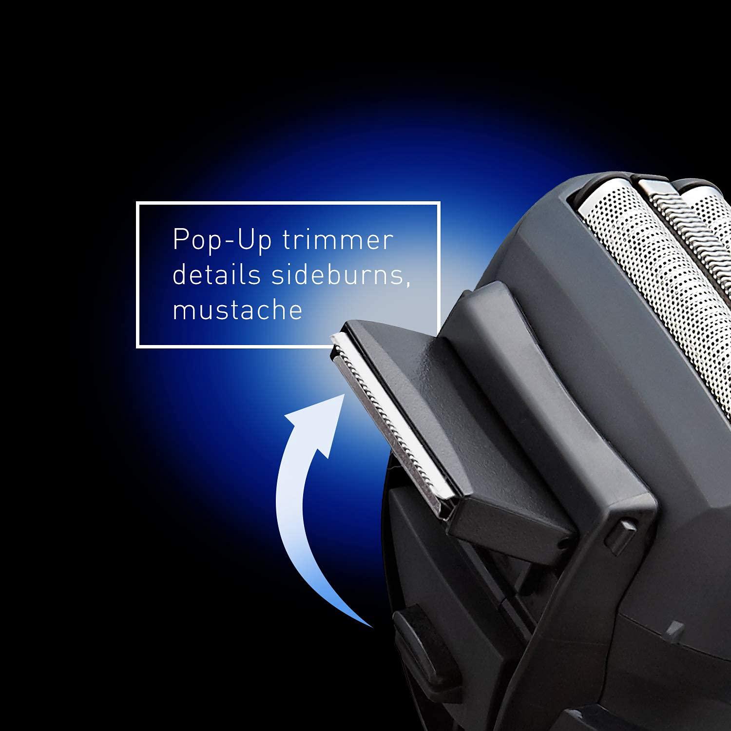 Panasonic ES-LL41-K Black Hybrid Shaver & Trimmer with Pop-Up Detailer ...
