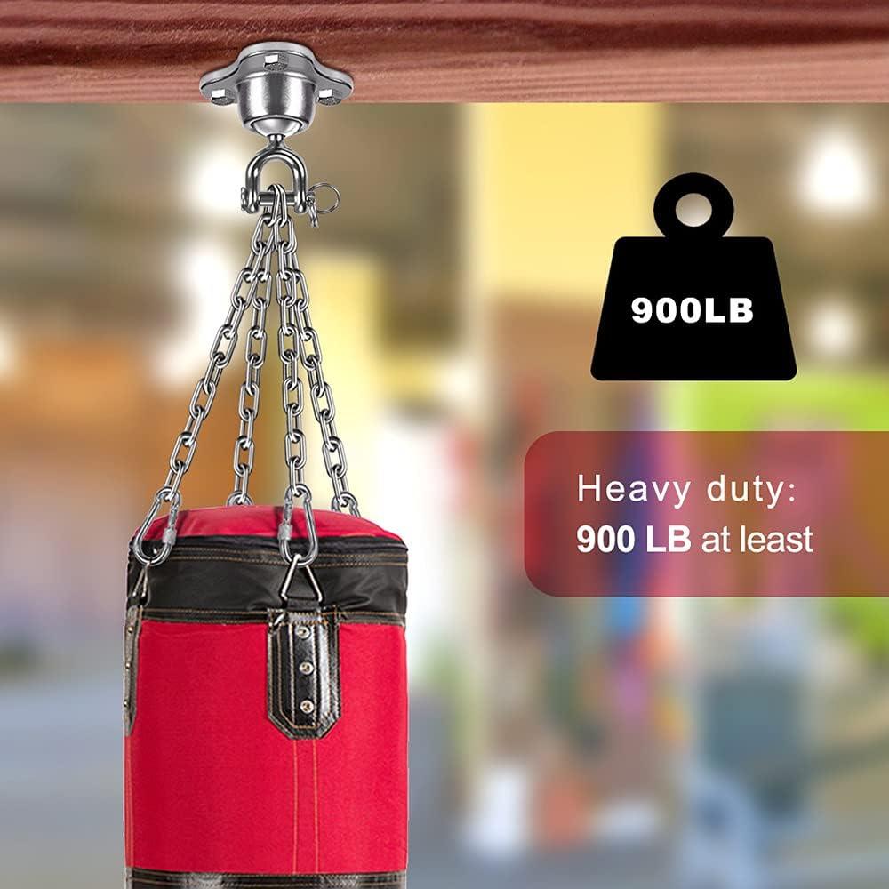 SELEWARE Heavy Bag Mount Hanger - Boxing Punching Bag Ceiling Mount ...