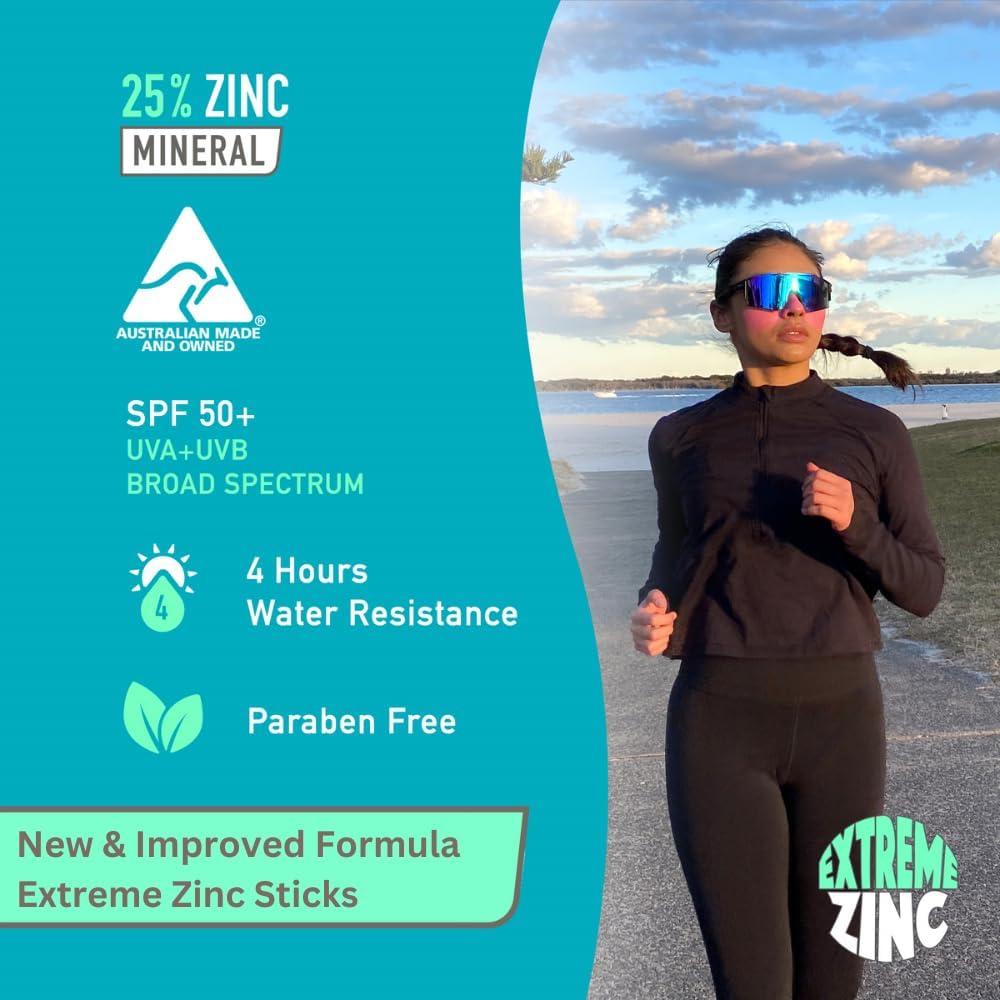 Sun Zapper Extreme Zinc Stick SPF50+ Coral Pink - Australian Made Zinc ...