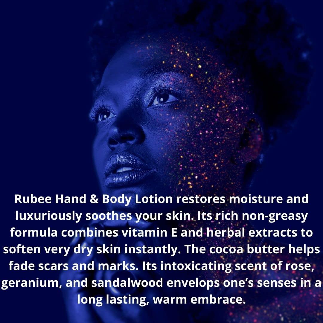 Rubee Hand & Body Lotion 16 Ounce (473ml) (3 Pack)