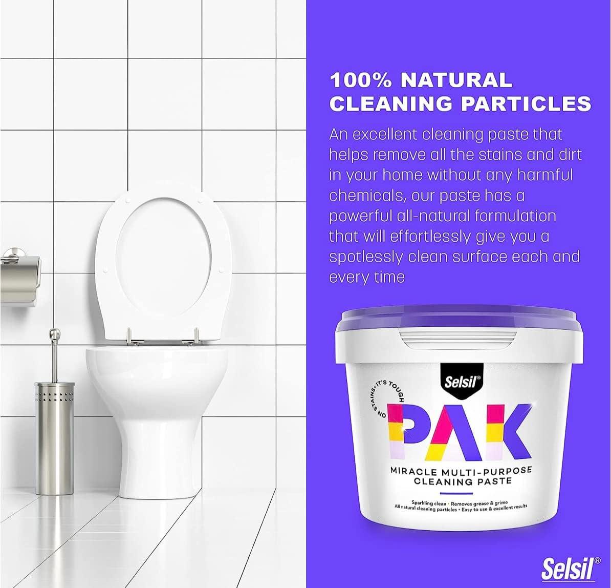 Double Pack SELSIL PAK Miracle Multi-Purpose Cleaning Paste Cleaner ...