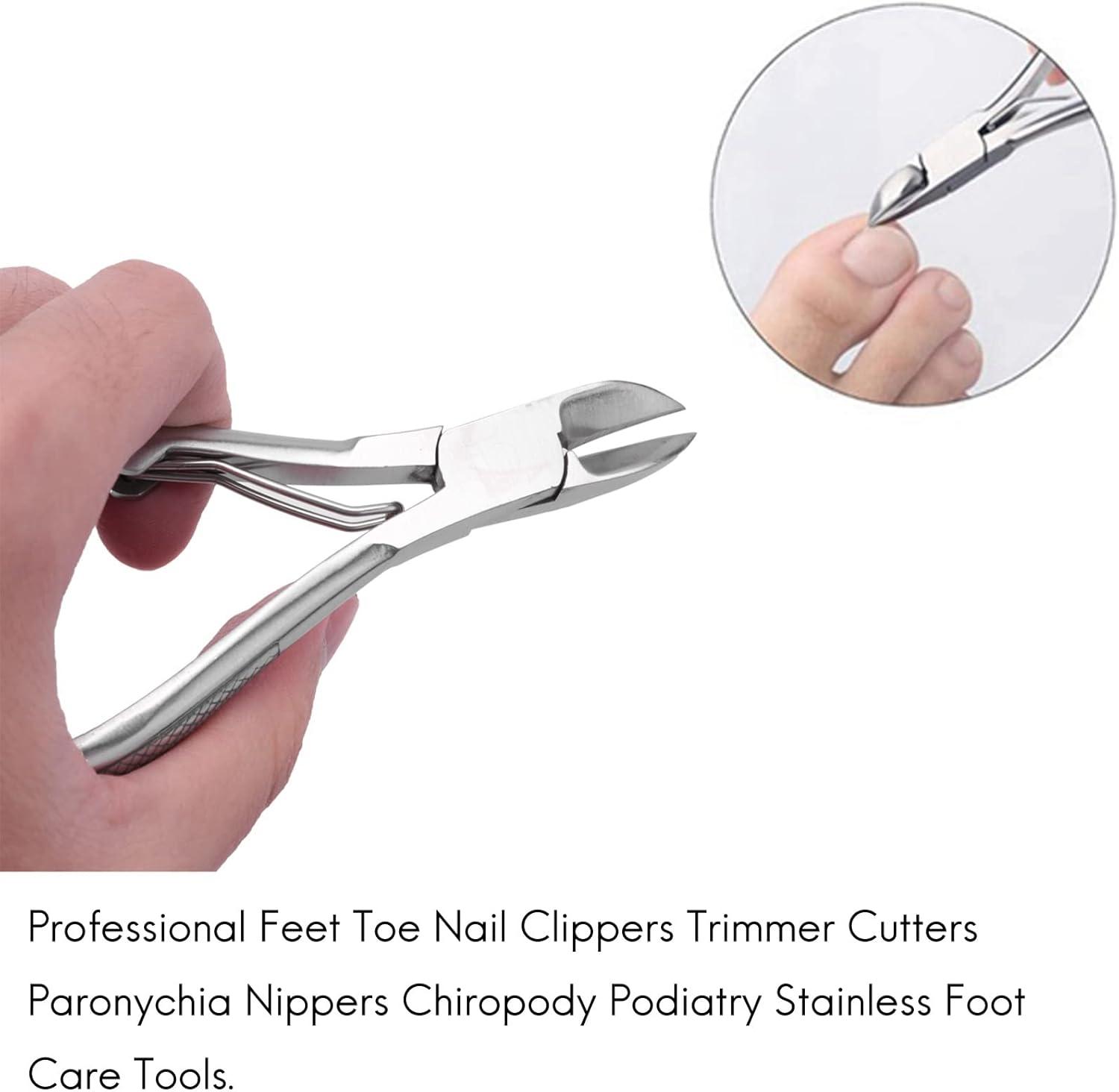 Fegtrty 3X Professional Feet Toe Nail Clippers Trimmer Cutters ...
