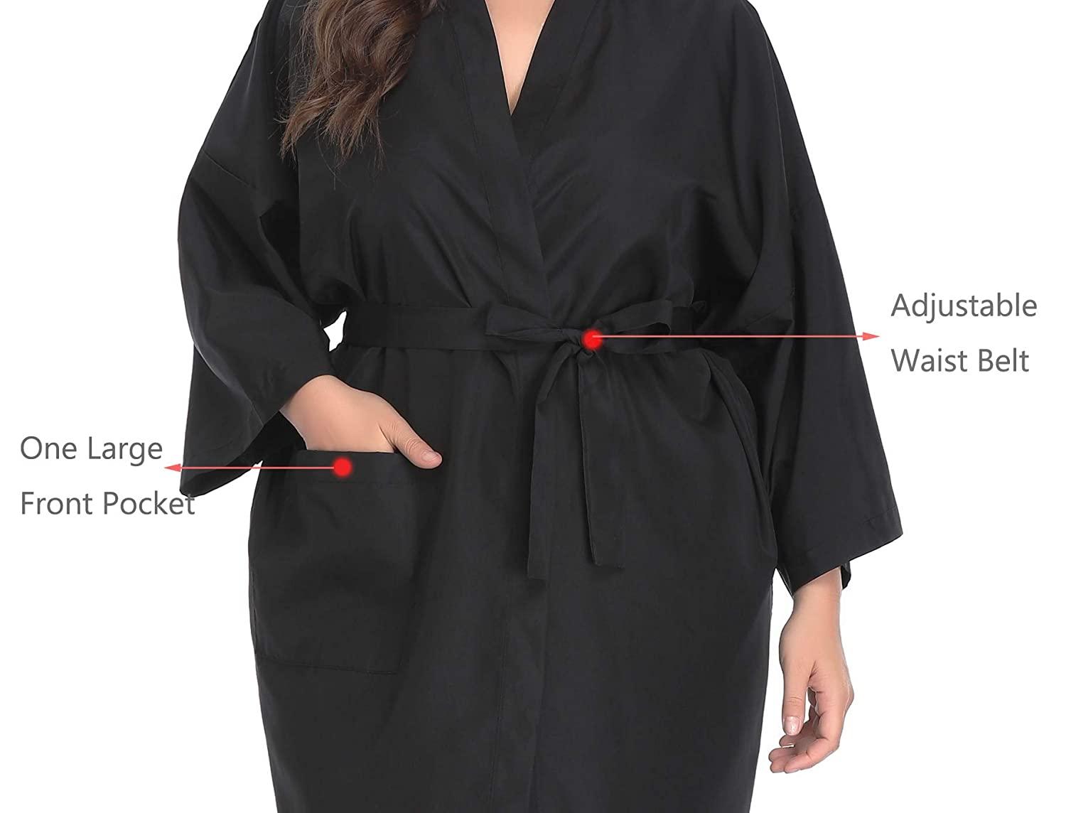 Kimono Style Salon Client Gown Robe Cape - Large Size (1 Pack) | Buy ...