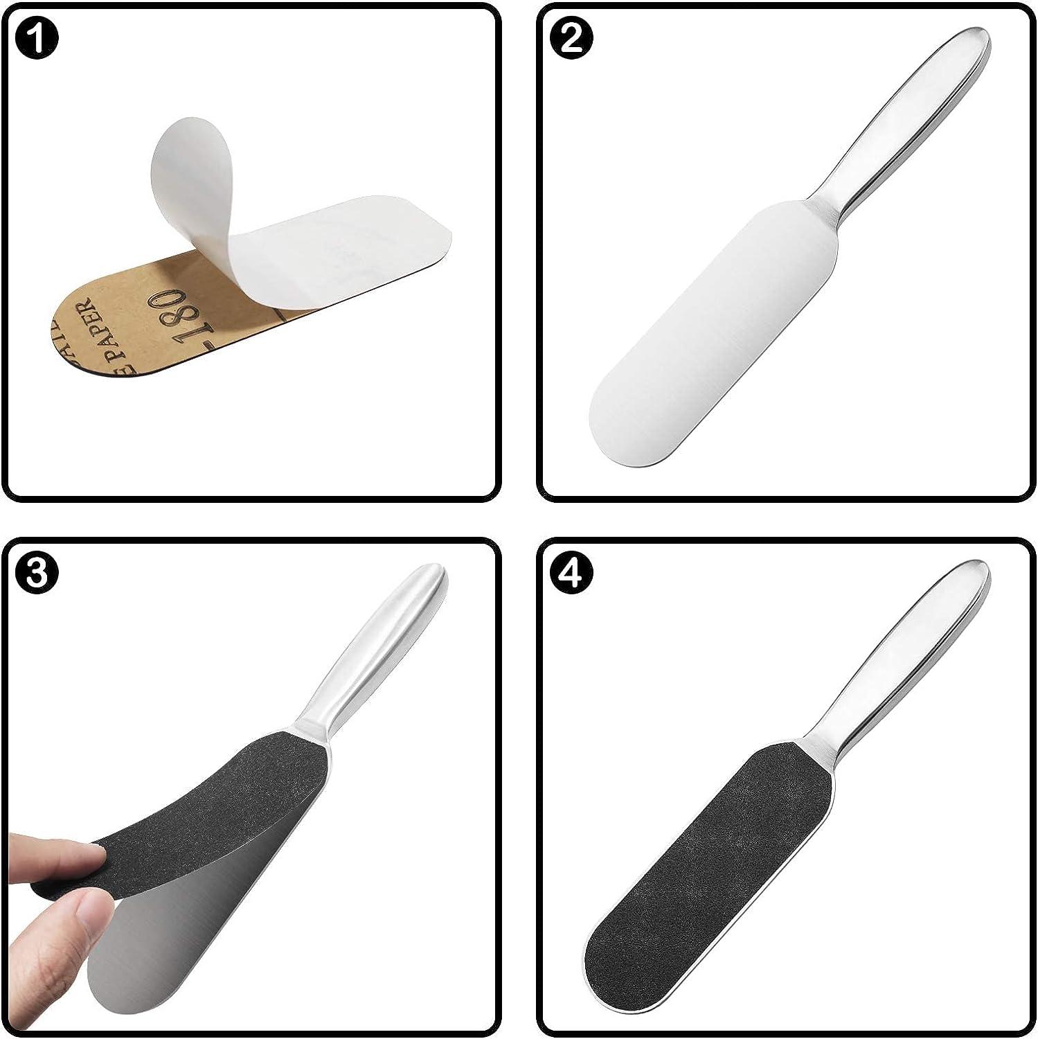 EagleKing Stainless Steel Foot File Refills - 40 Replacement Pads with ...