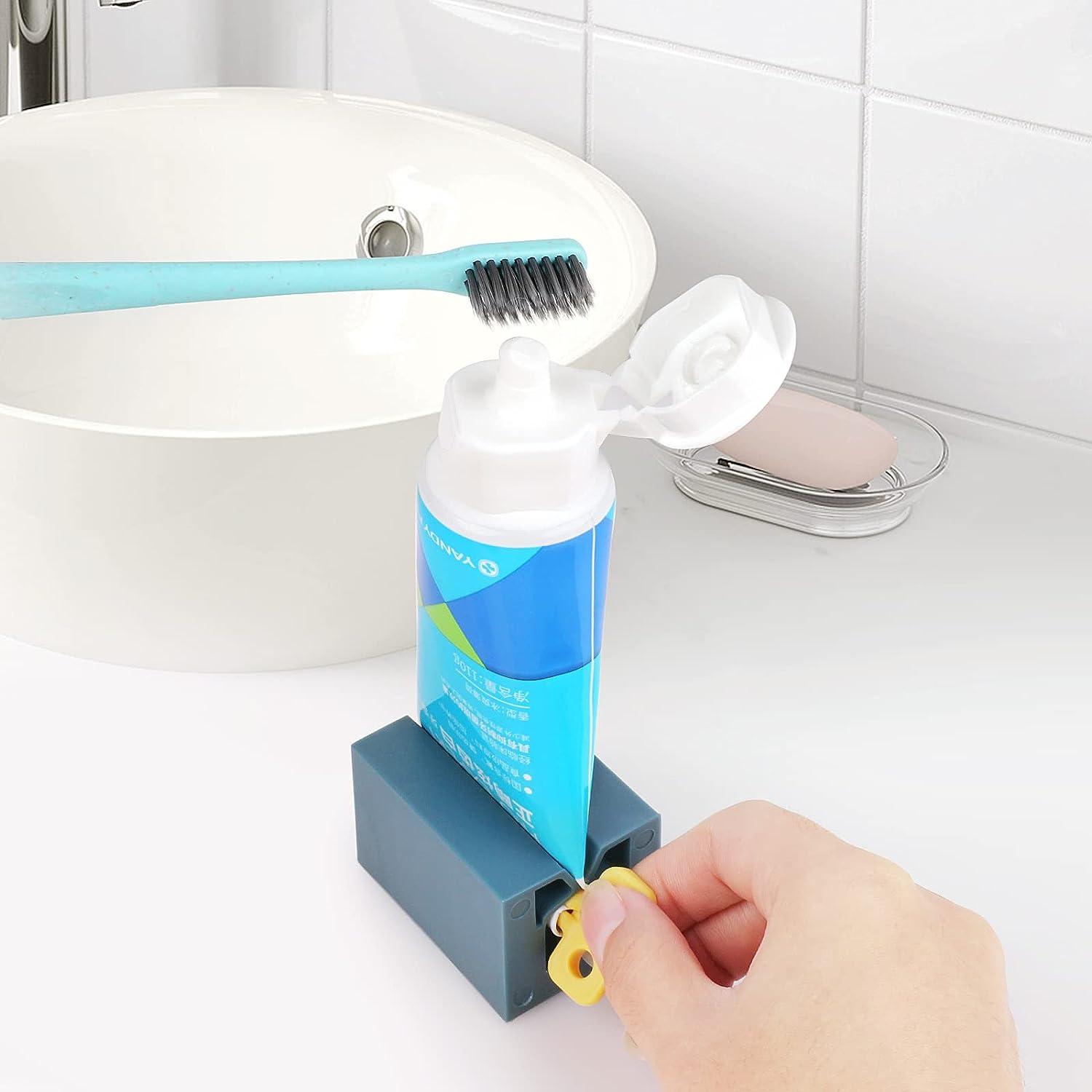 Waenerec Rolling Toothpaste Squeezer Set of 4 Standing Toothpaste ...