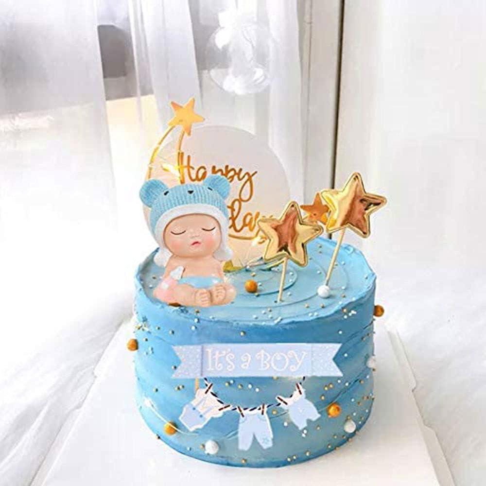 JeVenis Blue Baby Boy Cake Decoration Oh Boy Cake Decoration Its a Boy ...