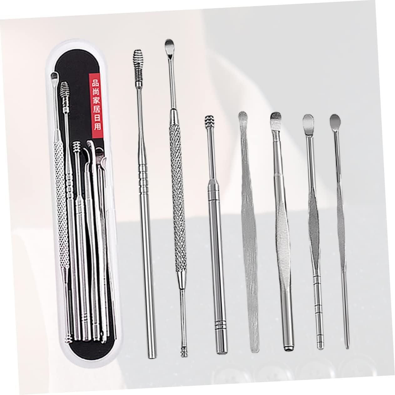 7pcs Stainless Steel Ear Picking Tool Set - Ear Cleaning Kit for Ear ...
