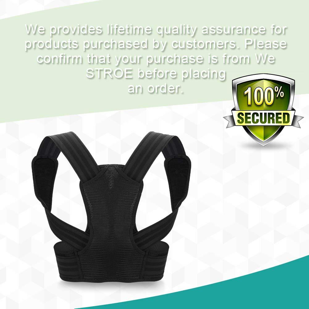 Kids & Teens Posture Corrector | Adjustable Upper Back Brace with ...