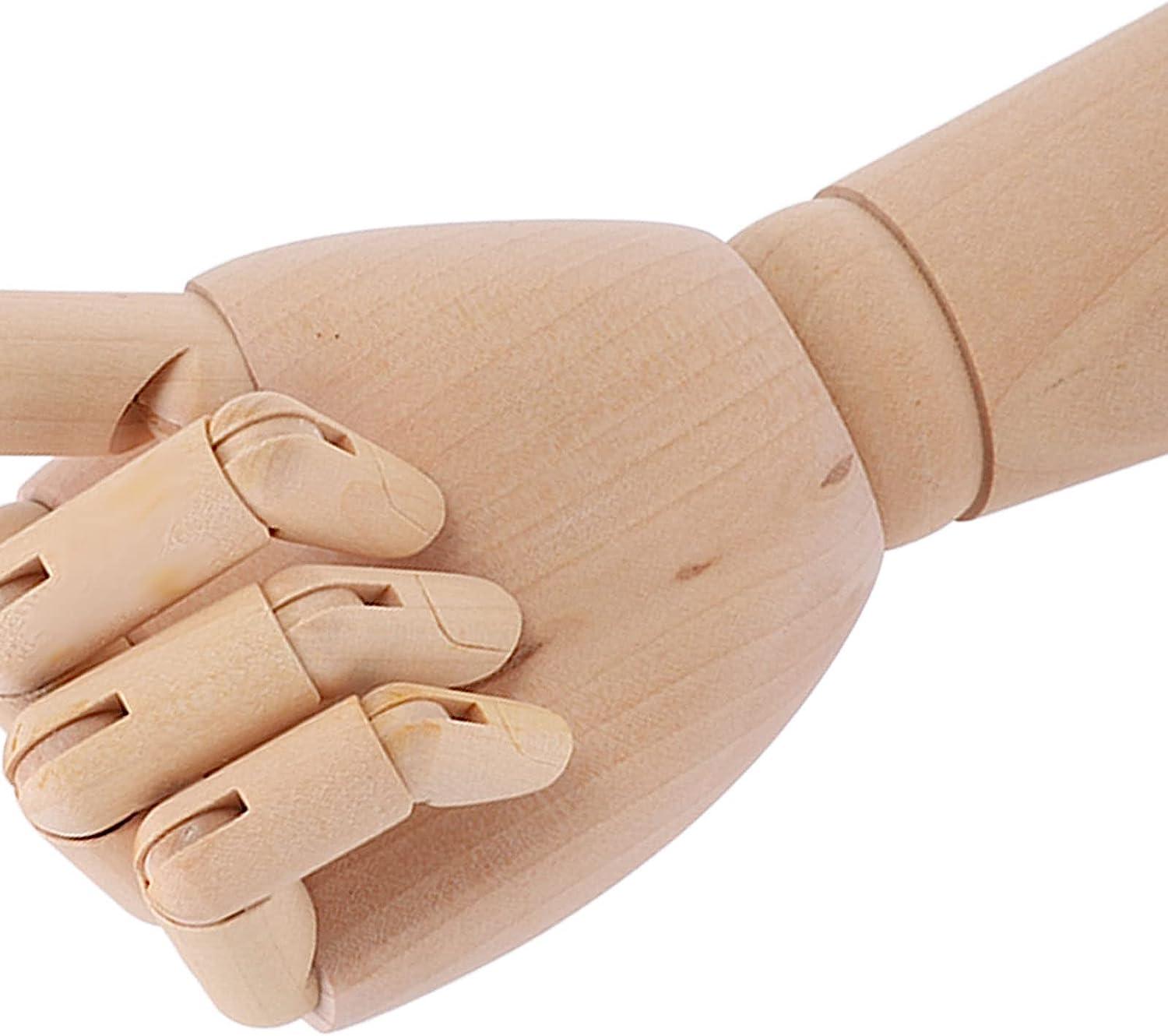 Pssopp Wooden Hand Model Drawing Mannequin Hand for Sketching Drawing ...