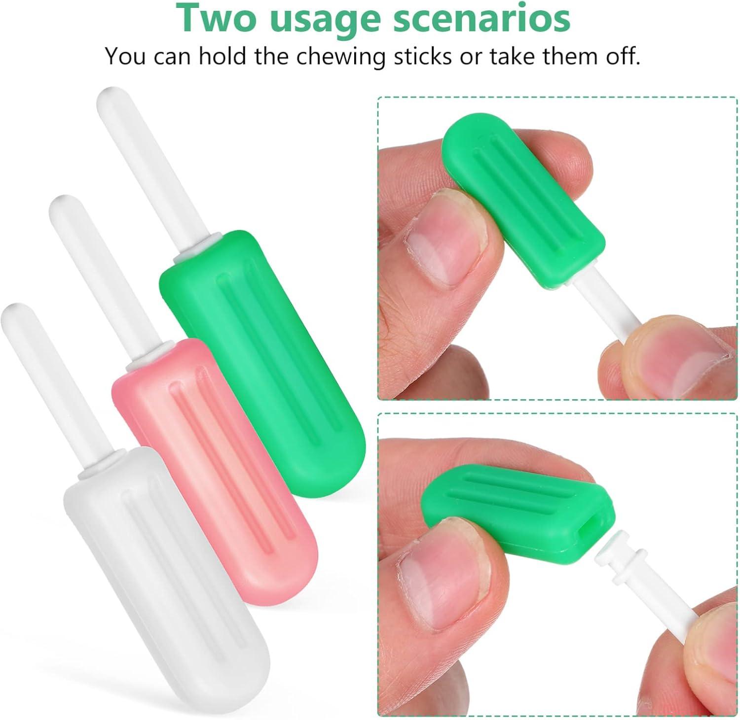 Homsfou 30 Pcs Silicone Chew Pacifiers for Adults & Kids - Ideal for ...