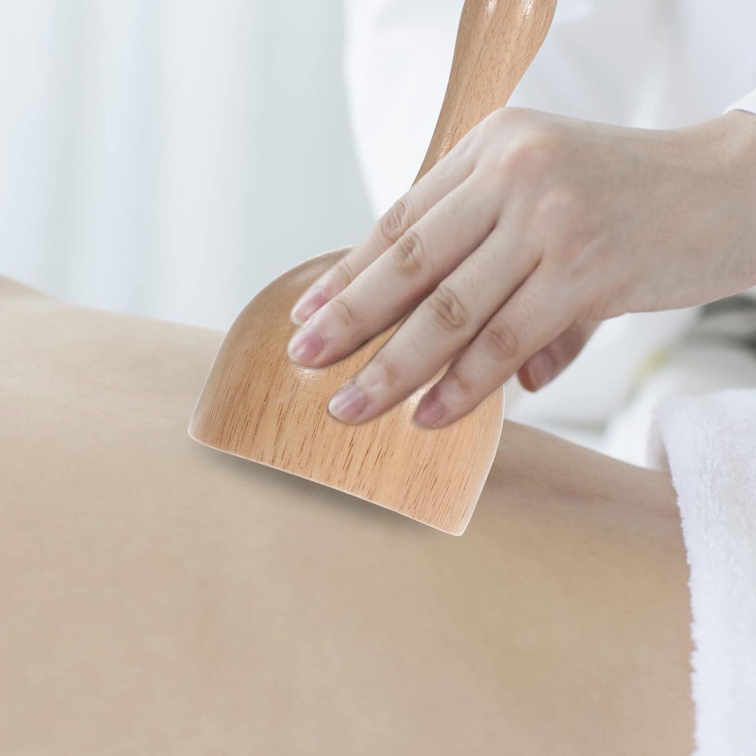 Healvian Wooden Lymphatic Drainage Tool Set | 5-Piece Maderoterapia Kit ...