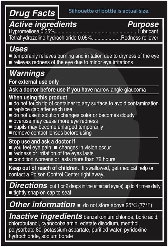 Rohto Digi-Eye Cooling Eye Drops 0.4 Fl Oz (Pack of 2) - Relieve ...