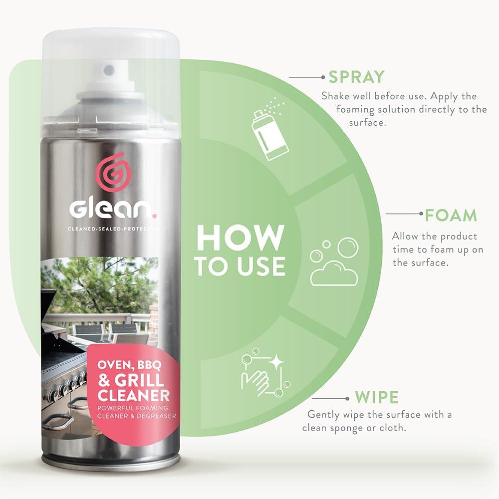 GLEAN Oven Grill Air Fryer & BBQ Cleaner | FOAMING CLEANER | Air Fryer ...