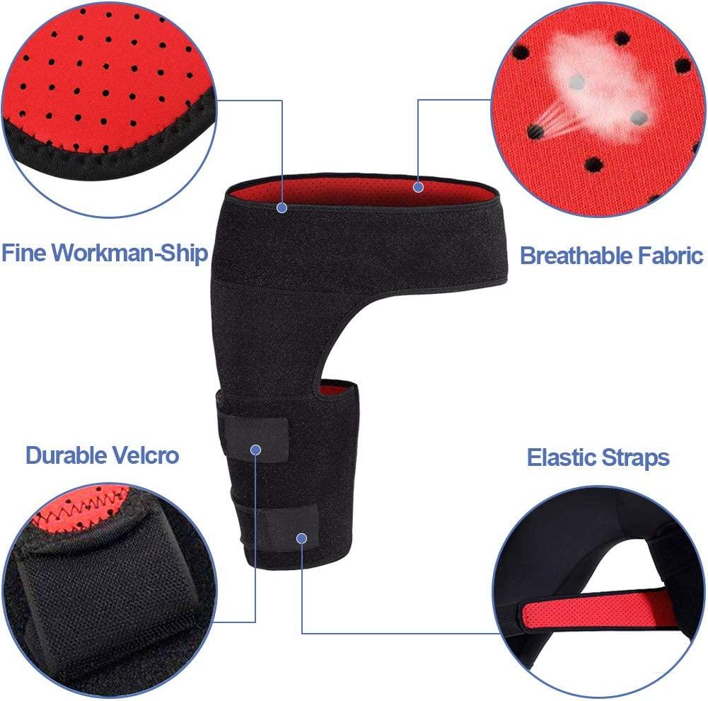 Beister Adjustable Hip Groin Stabilizer & Brace for Sciatica Pain Relief - Unisex Thigh ...