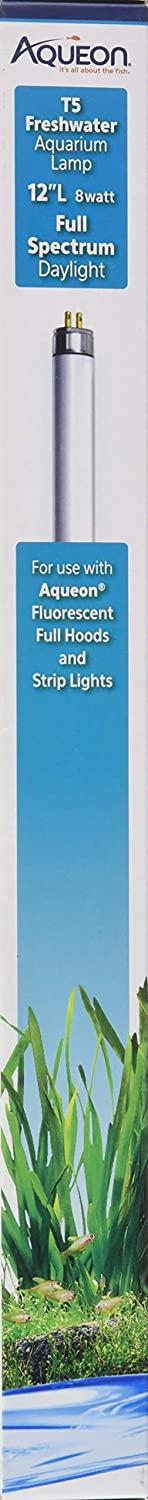 Aqueon Full Spectrum Daylight T5 Fluorescent Bulb - 8 Watts | Black ...