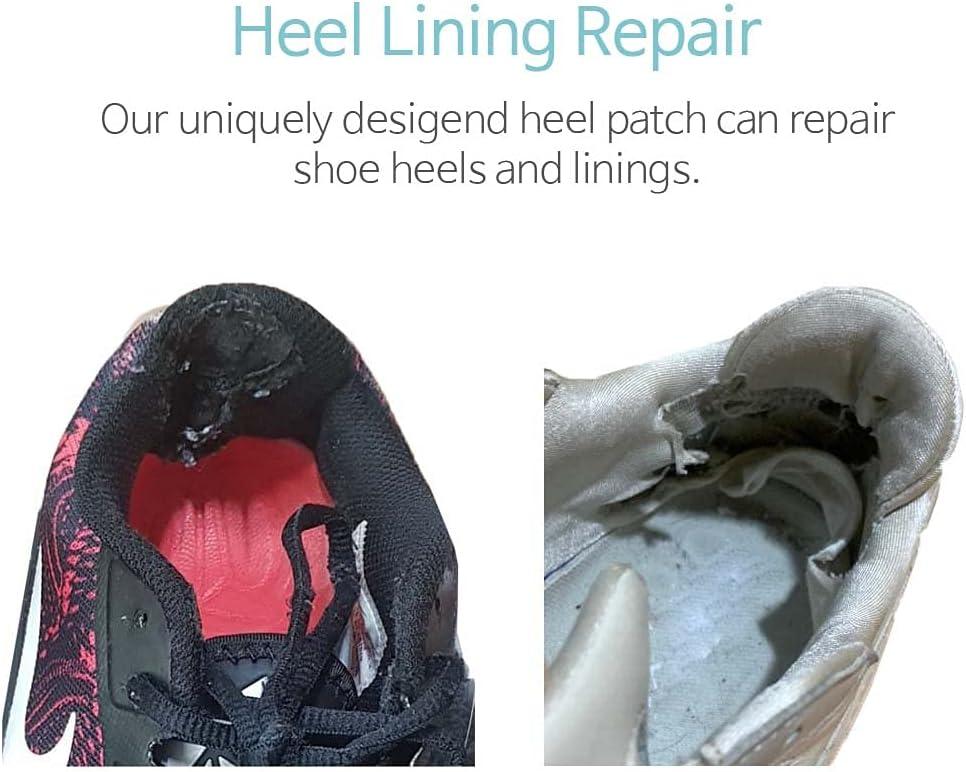 Black Shoe Heel Repair Patch Kit - Prevents and Fixes Lining Holes ...