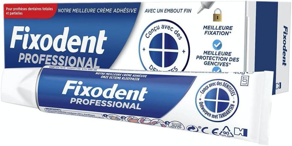 Fixodent Professional Denture Adhesive Paste 40ml - Secure Fit and ...