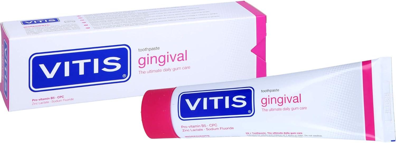 Vitis Gingival Toothpaste 100 ml - Advanced Oral Care for Healthy Gums ...