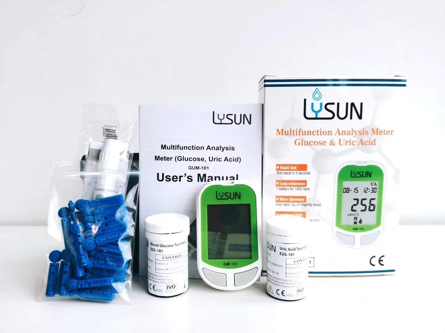 Lysun Multi-Monitoring System 2-in-1 Kit with Full Strips - Complete ...