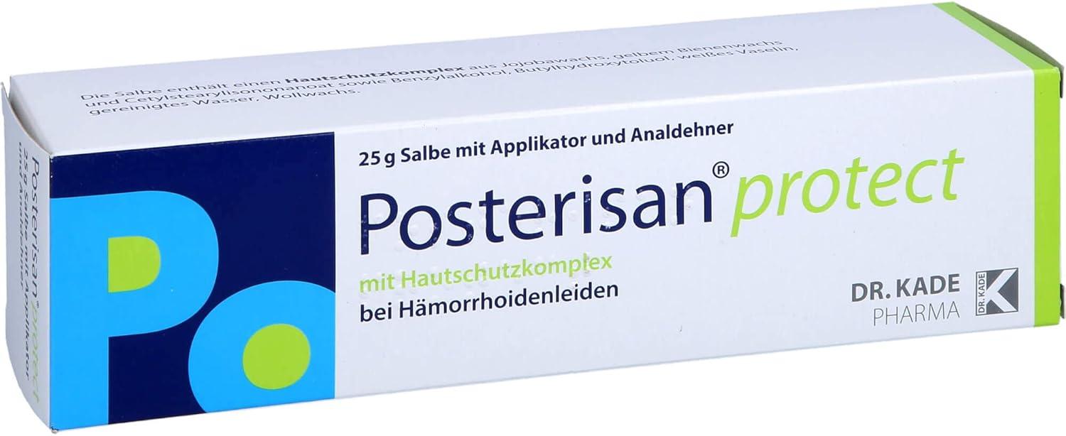 Posterisan Protect Ointment with Applicator | Hemorrhoid Relief & Skin ...