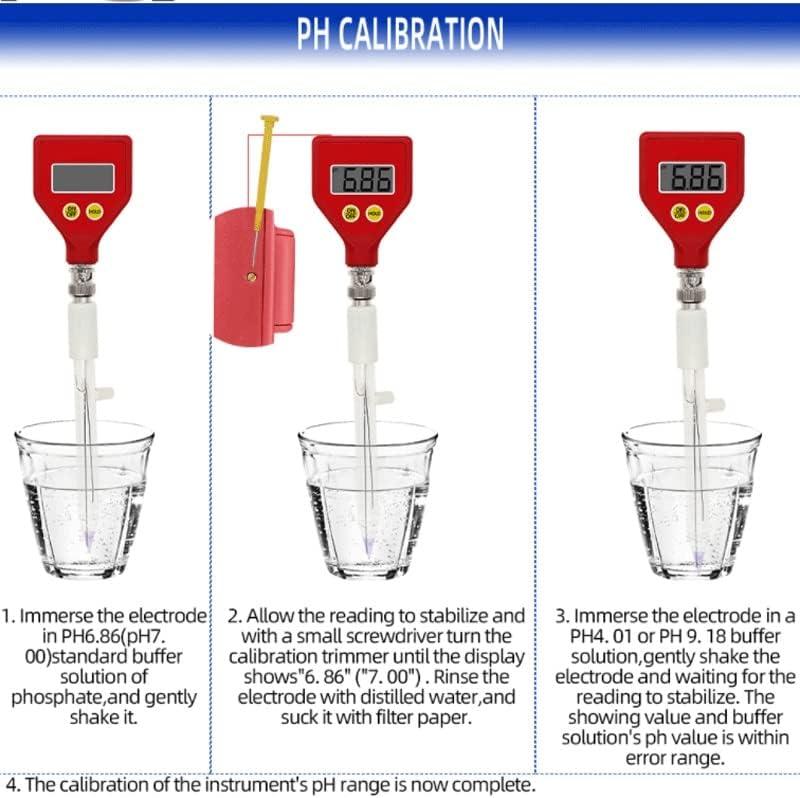 PH Meter PH Tester Sharp Glass Electrode for Water Milk Cheese Soil ...