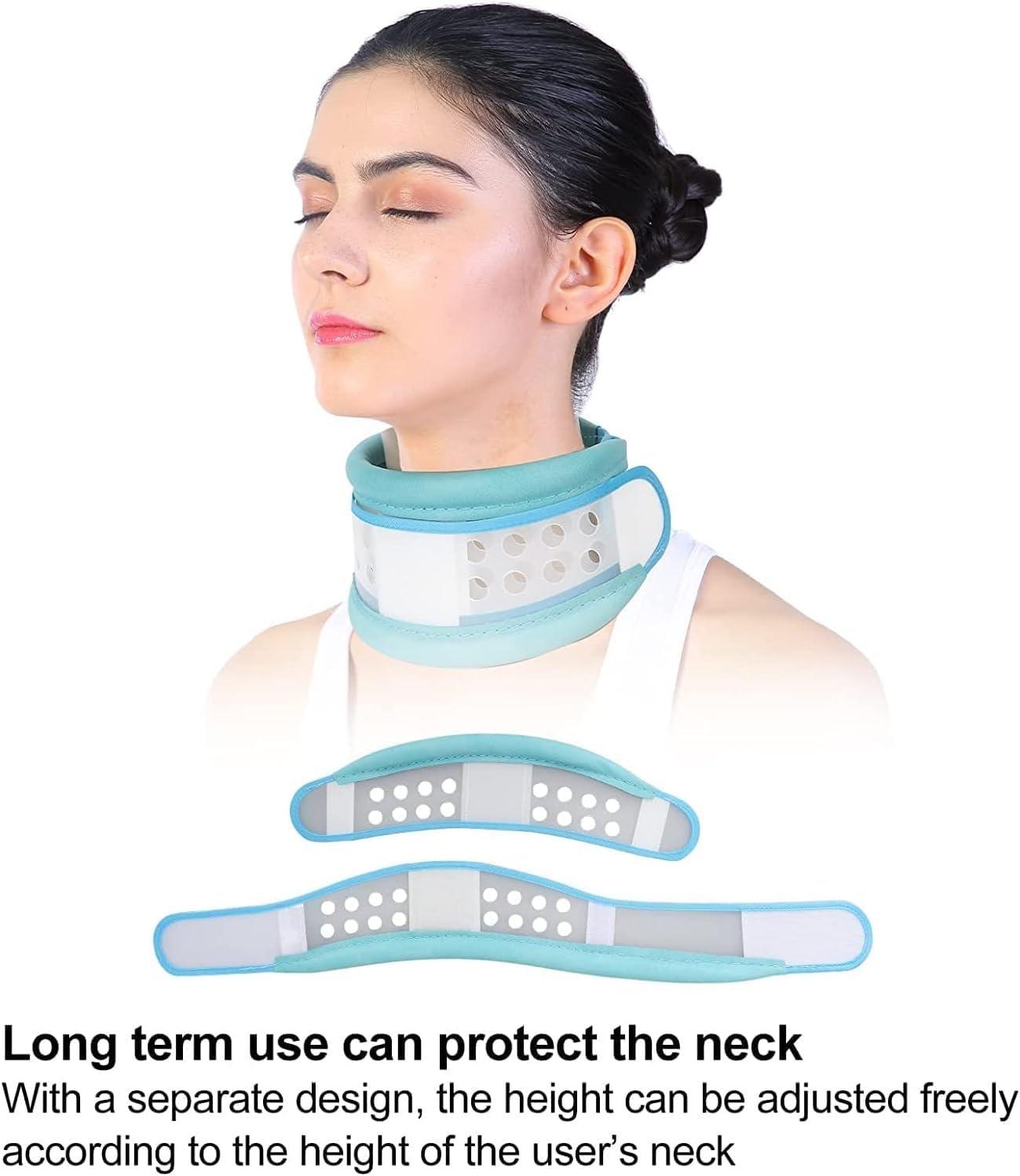 ININOSNP Ergonomic Neck Collar | Comfortable Adjustable Neck Support & Flexible Traction - Best ...