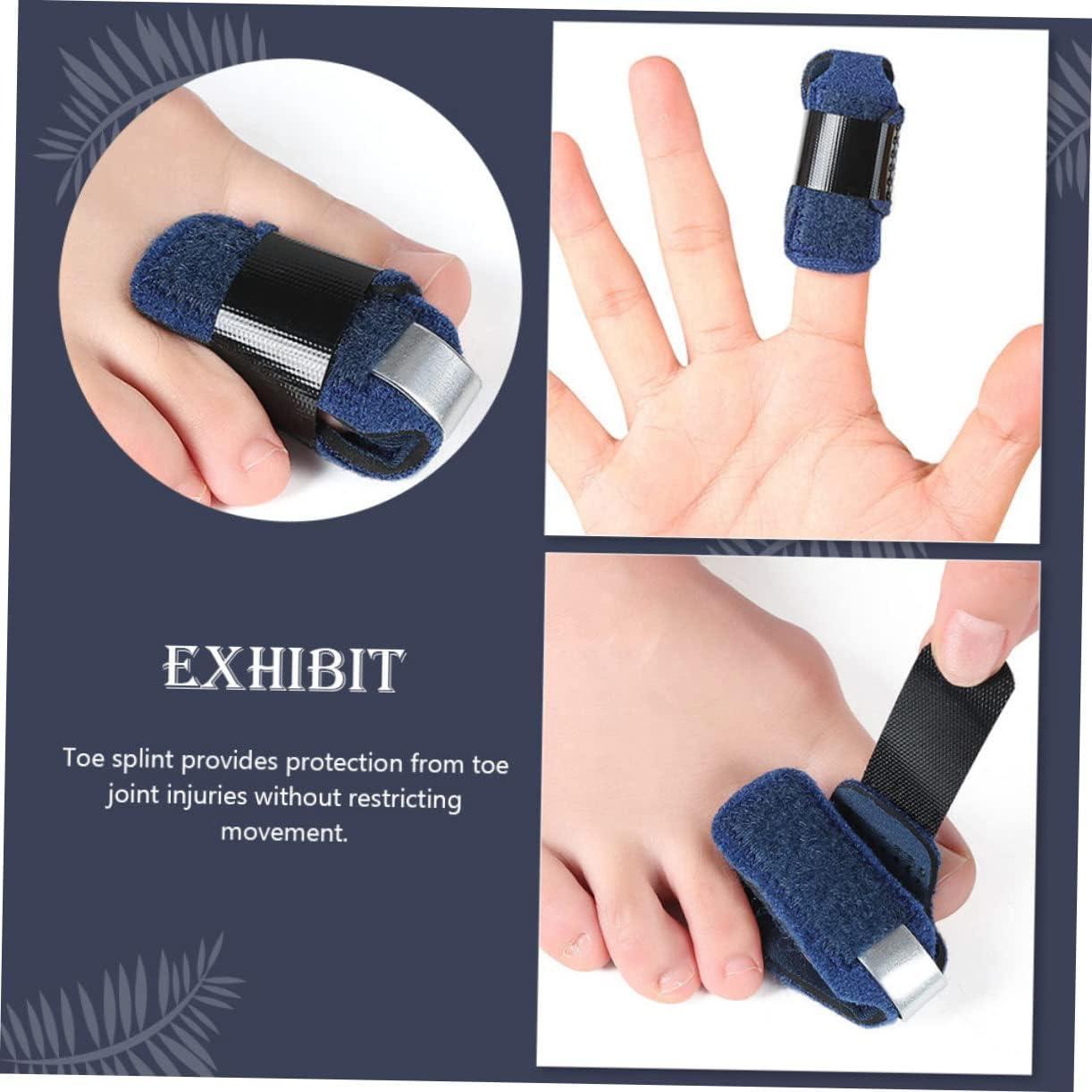 Healvian 3pcs Toe and Finger Splint Set for Trigger Thumb, Crooked Toe ...