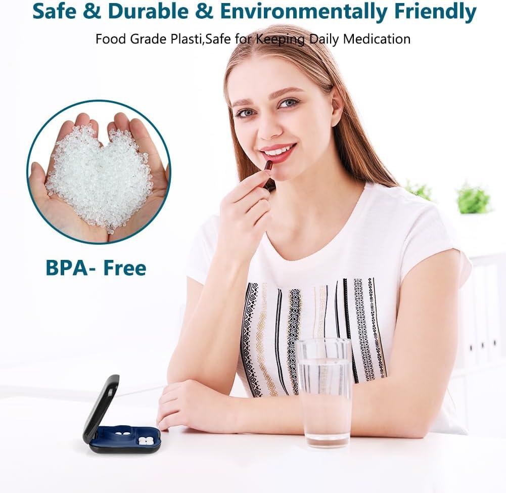 ACWOO Small Pill Tablet Cutter - Portable Pill Splitter for Small and ...