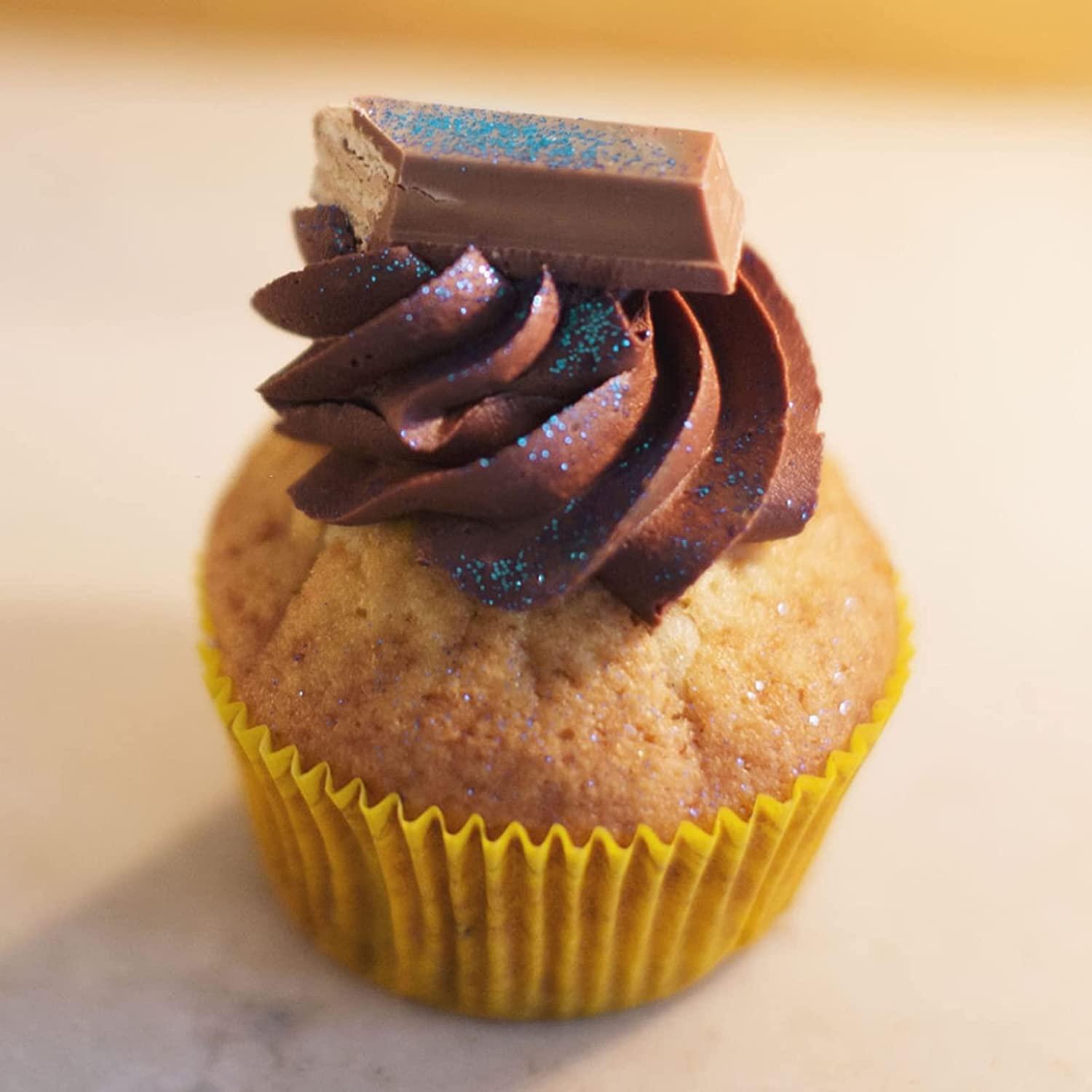 Omaker Edible Glitter 5g - Food-Grade Orange Sparkles for Cake ...