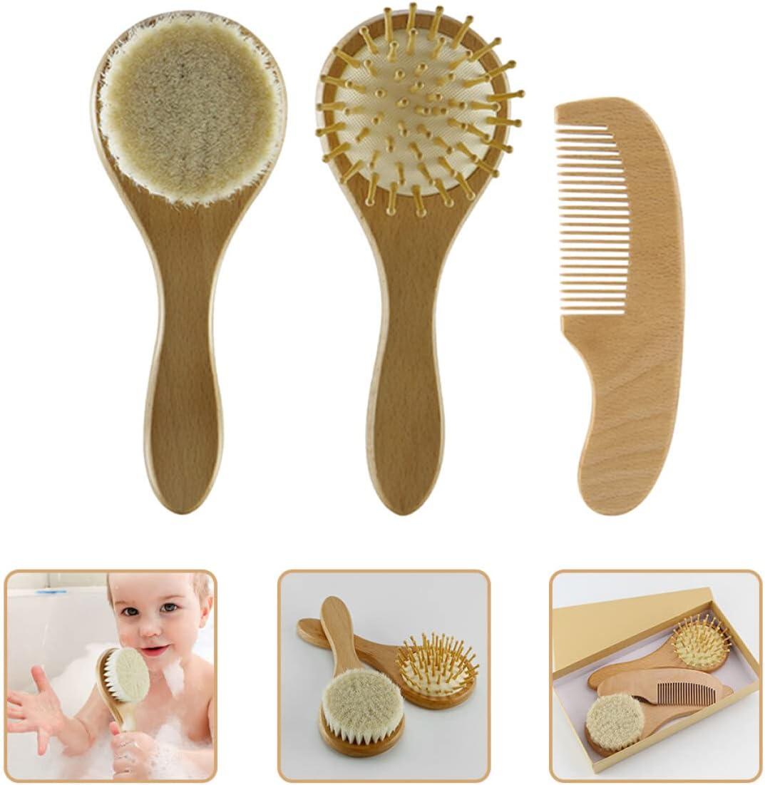 GAFOKI 1 Set Baby Bath Set Scalp Massagers Combs for Kids Infant Hair ...