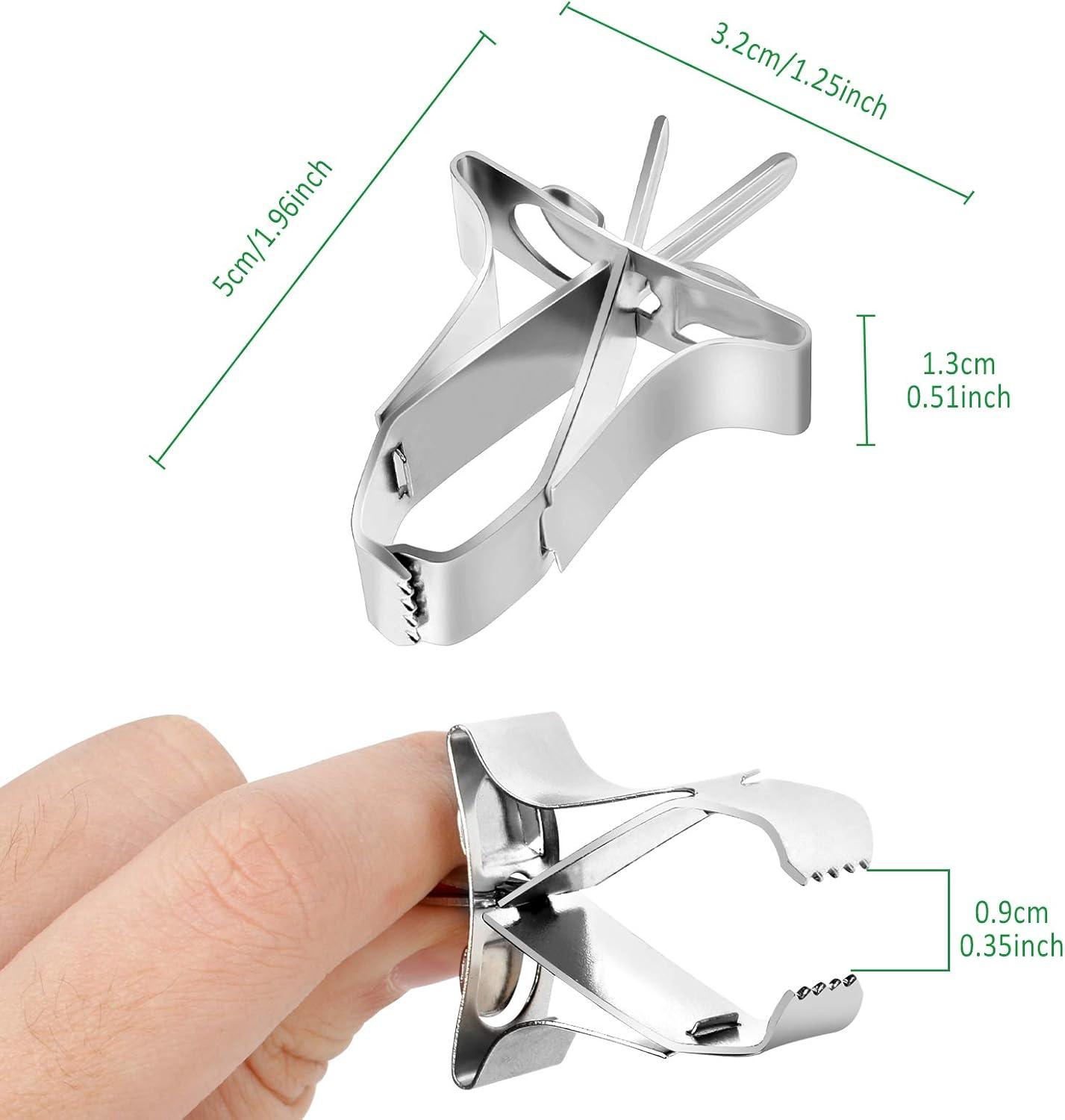 Parrots Fruit & Vegetable Feeder Clip - 5-Pack Metal Bird Cage ...