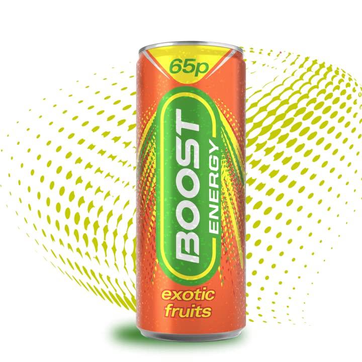 Boost Energy Drinks Exotic Fruits 250ml x 24 Pack | Buy Now with ...