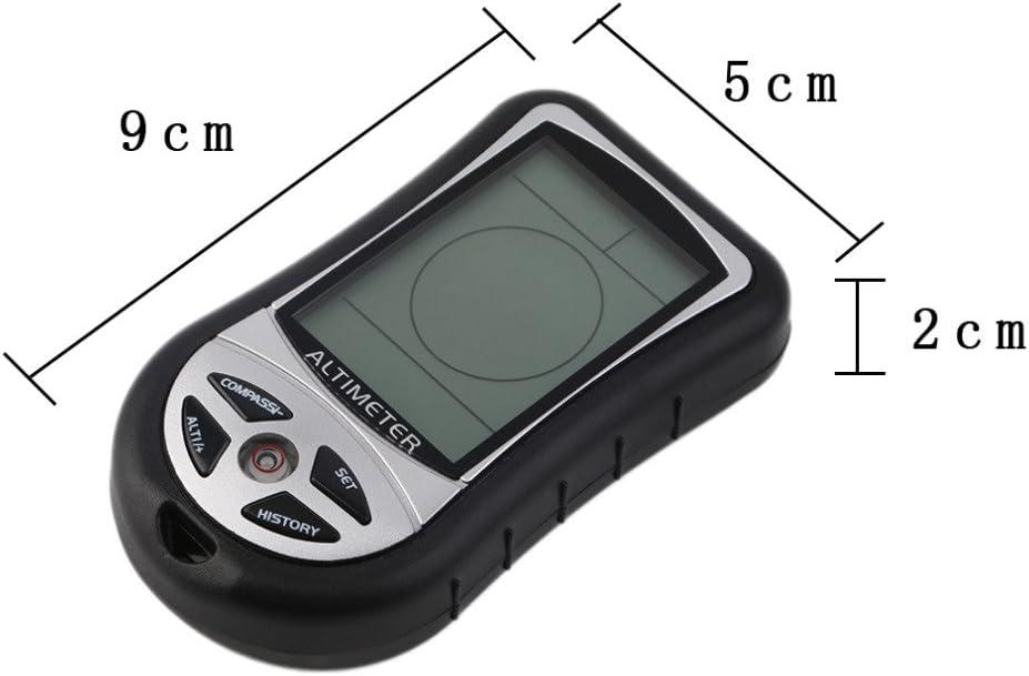 8-in-1 Multifunctional Outdoor Device with LCD Display: Compass ...