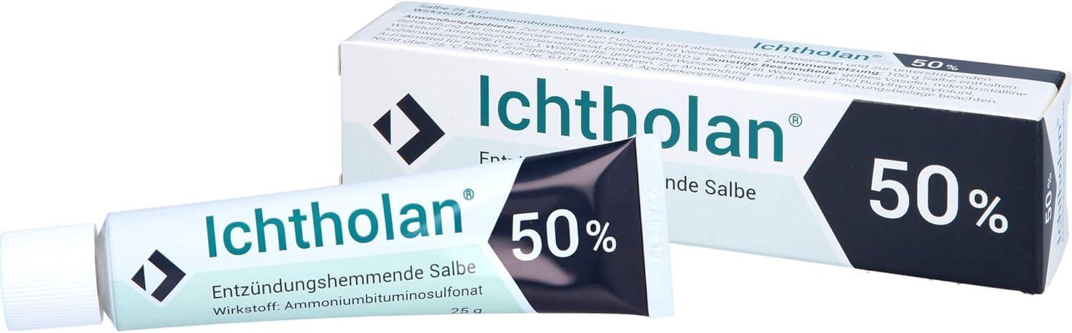 Ichtholan 50% Ointment - Anti-Inflammatory & Antibacterial Skin ...