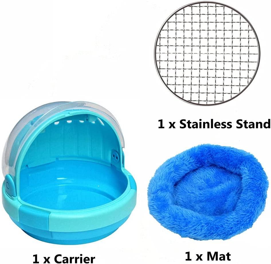 Portable Bird Carrier with Handle - Lightweight & Transparent Parrot ...