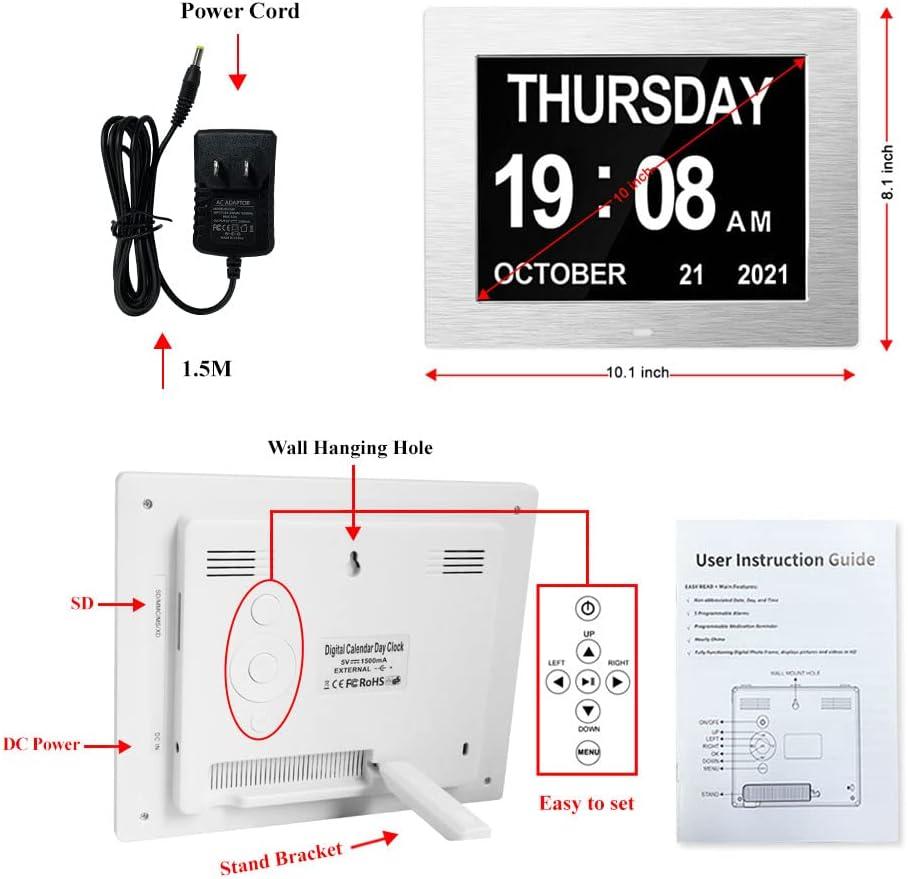Levick 2022 Digital Day Calendar Clock for Memory Loss & Dementia ...