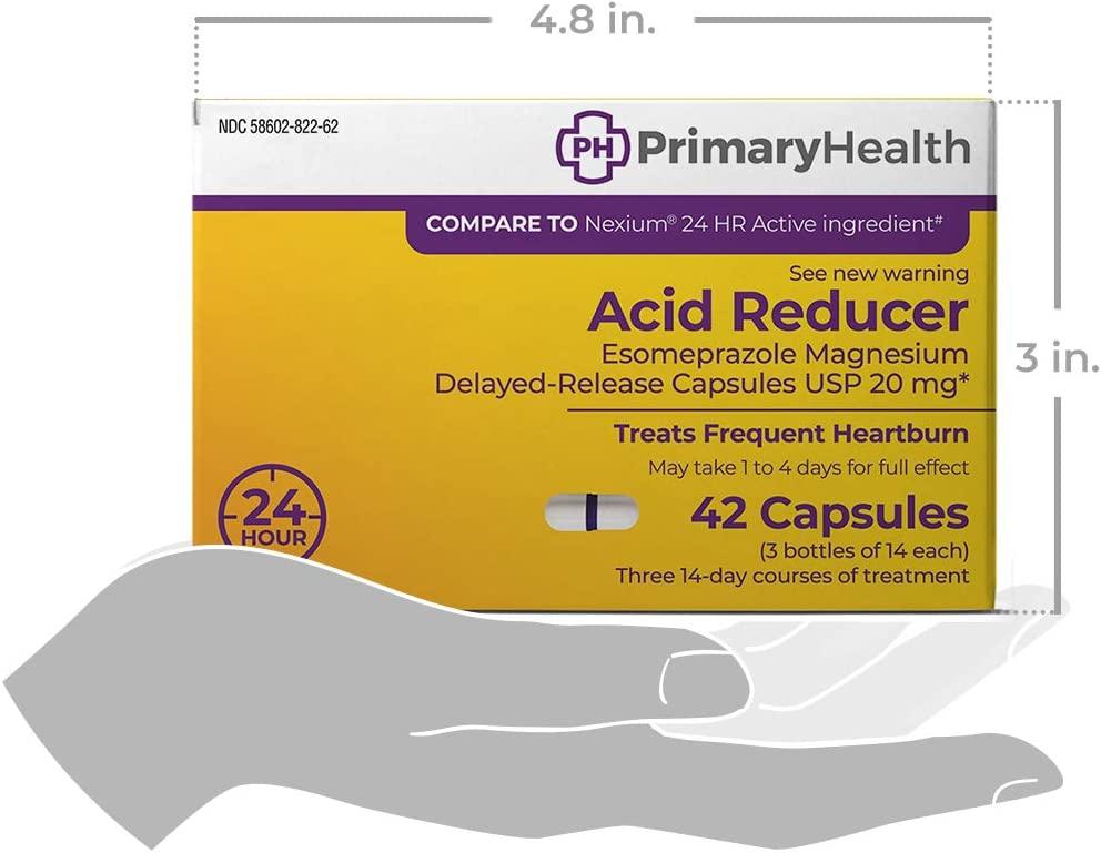Primary Health Acid Reducer Esomeprazole Magnesium 20mg Delayed-Release ...