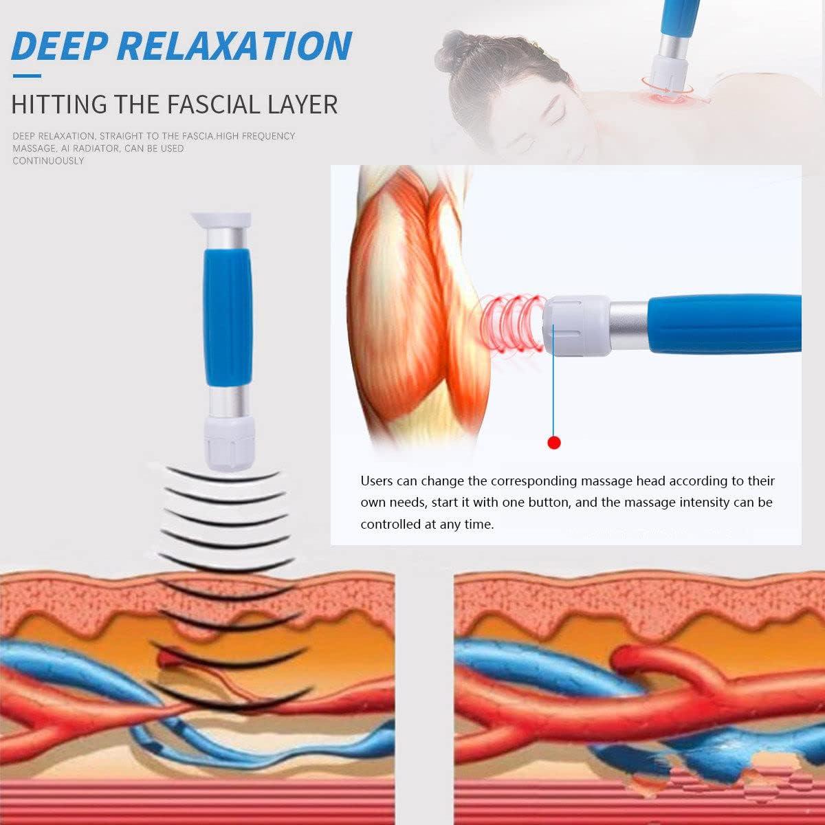 RCD BSM Shock Wave Therapy Device | Deep Tissue Percussion Massager for ...
