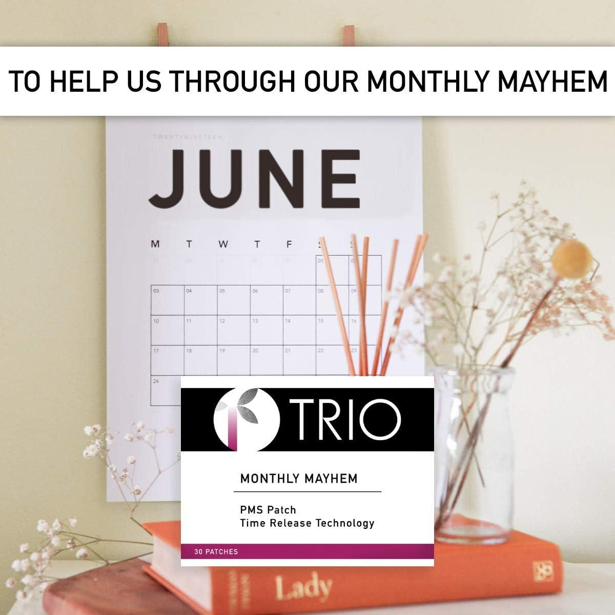 Trio Monthly Mayhem Patches - PMS Relief & Cramp Defense Supplements