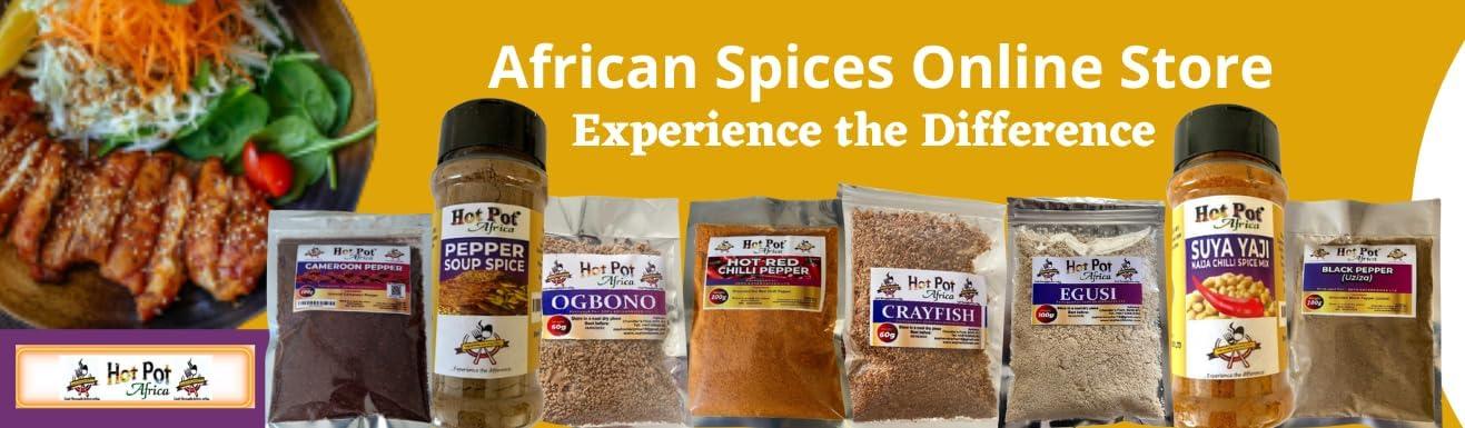 Hot Pot Africa CAMEROON PEPPER - Habanero Ground Smoked & Extra Hot ...