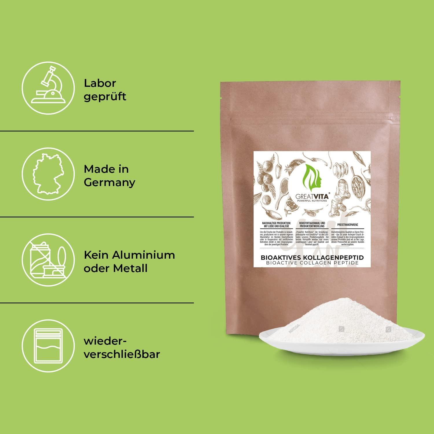 Bioactive Collagen Powder 1kg | Premium Pure Hydrolysate Peptides ...