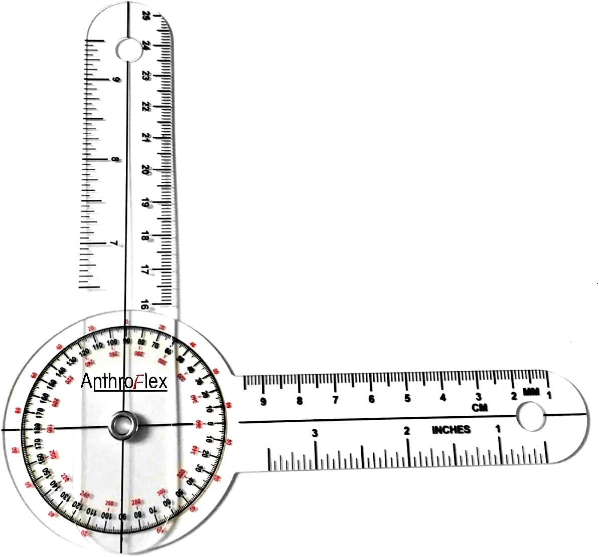 Buy AnthroFlex Goniometer Set 6 with Carrying Case - Precision ...